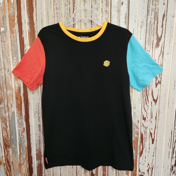 Dutch Bros | Shirts | Dutch Bros Colorblock Tshirt Smiley Face Mens ...